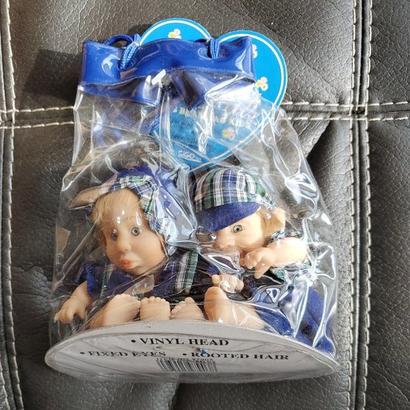 GIGO | Toys | Vtg Unopened W Tag My Pals Twin Bean Bag Blue Flannel ...